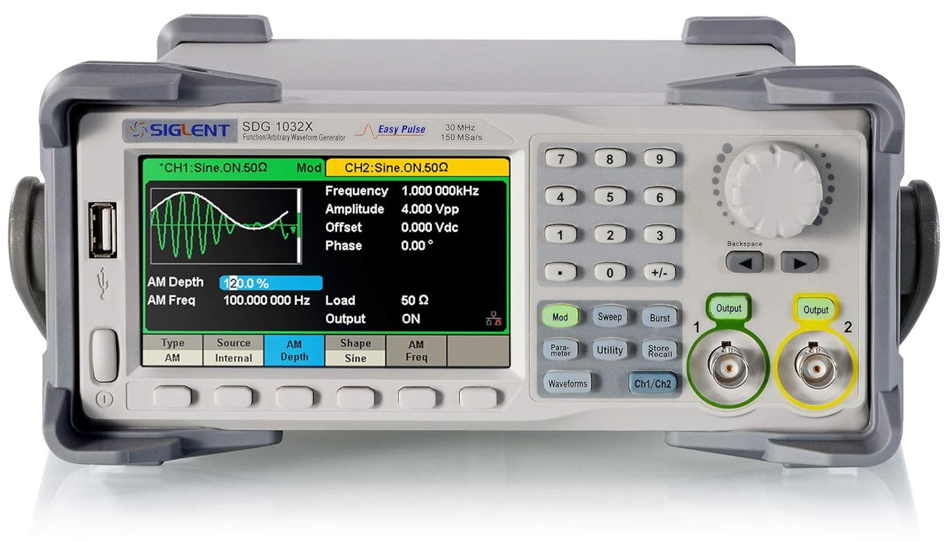 Siglent Technologies Arbitrary Waveform Function Generator Sdg1032x Sciencepurchase