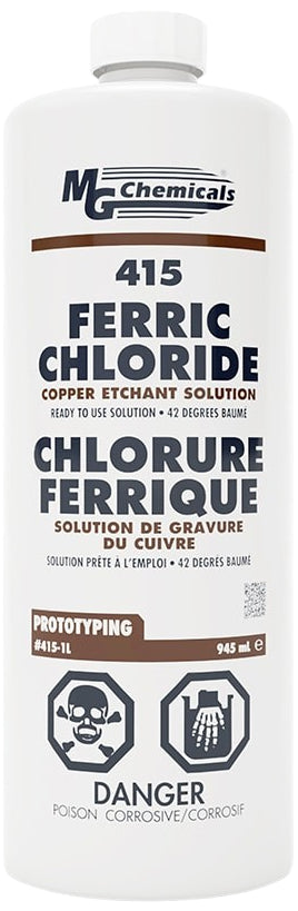 MG Chemicals Liquid Ferric Chloride Etchant Solution, 1 Quart Bottle ( – SciencePurchase