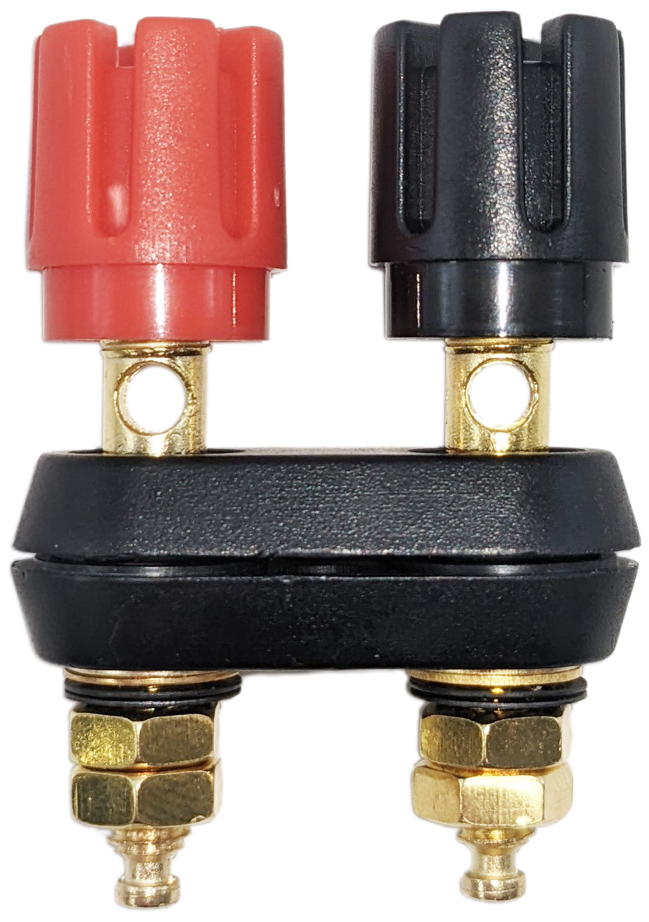 Gold Insulated Dual Binding Post with 4mm Banana Plug Jacks 2-Way, Bla – SciencePurchase