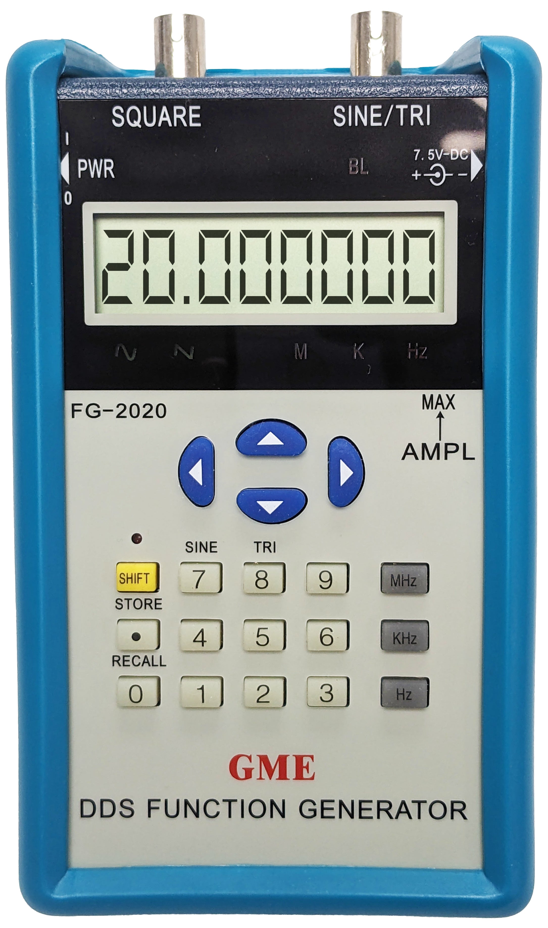 GME 20MHz Handheld Portable High Precision Dual Channel DDS Signal Fun ...