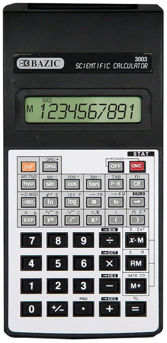 BAZIC Scientific Calculator, 56 Function w/ Flip Cover (3003 ...