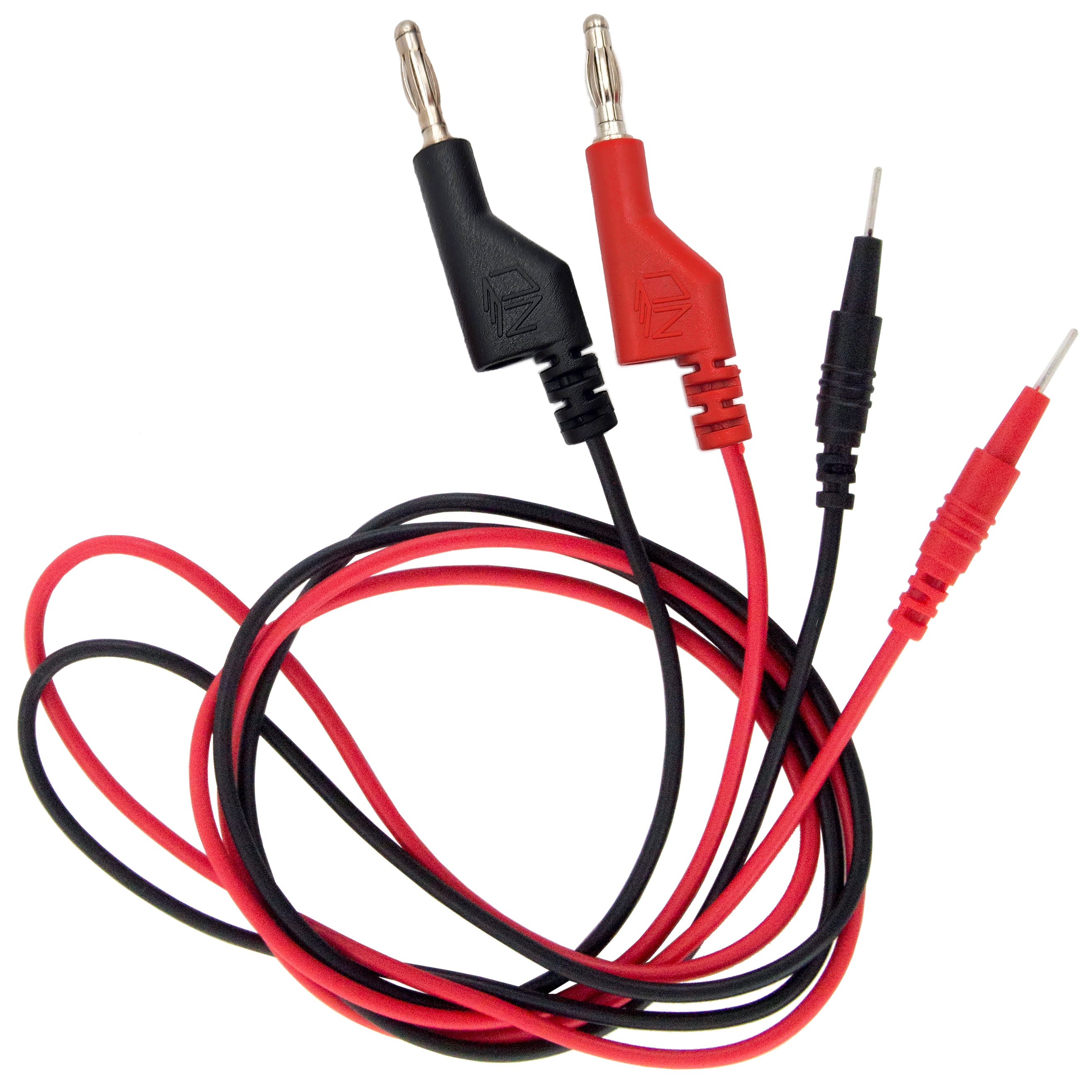 36" Banana Plug to Breadboard Pin Test Lead Set, Includes 1 Red and 1 ...