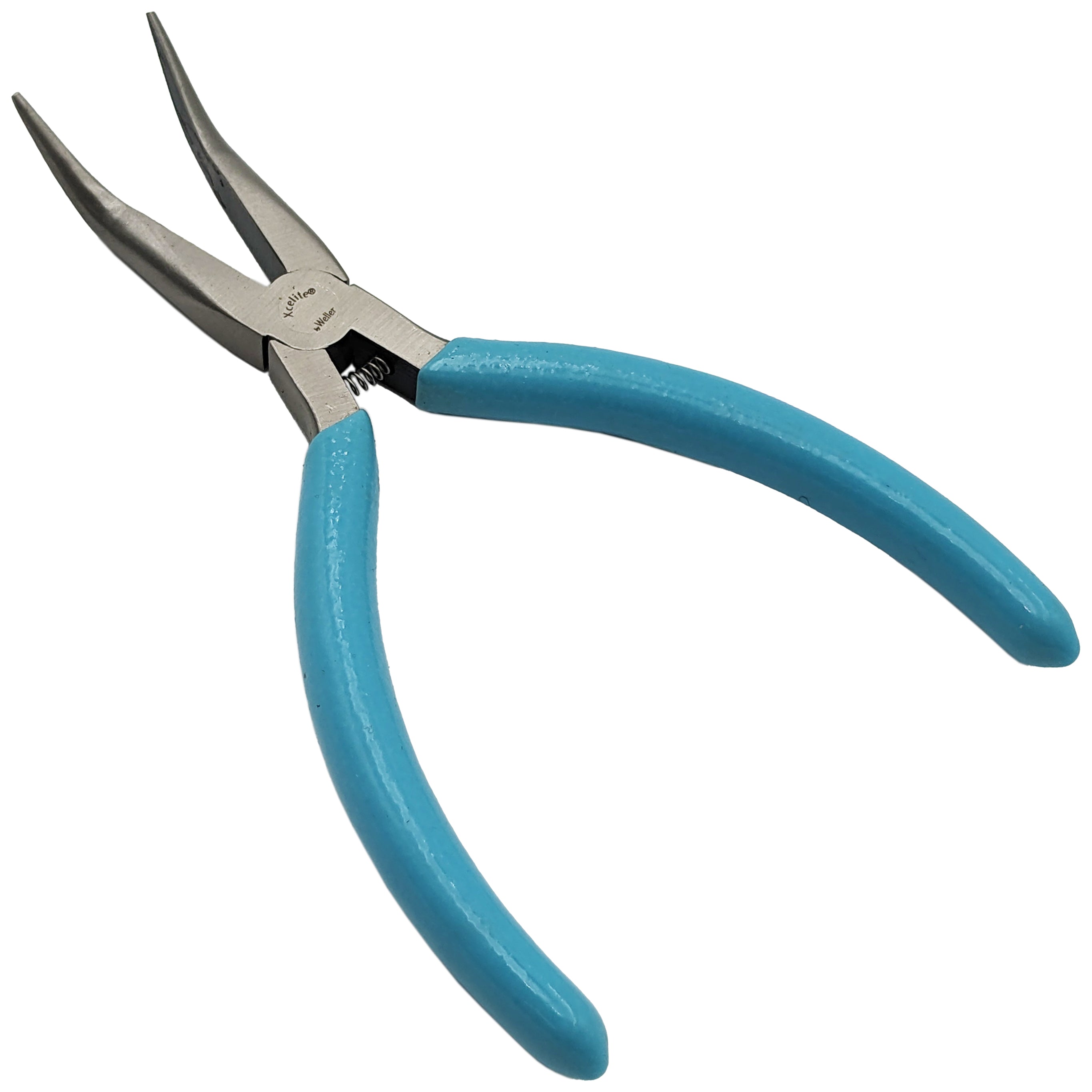 Xcelite 5½-Inch Curved Long Nose Pliers with Smooth Jaws, 45° Curve (C ...