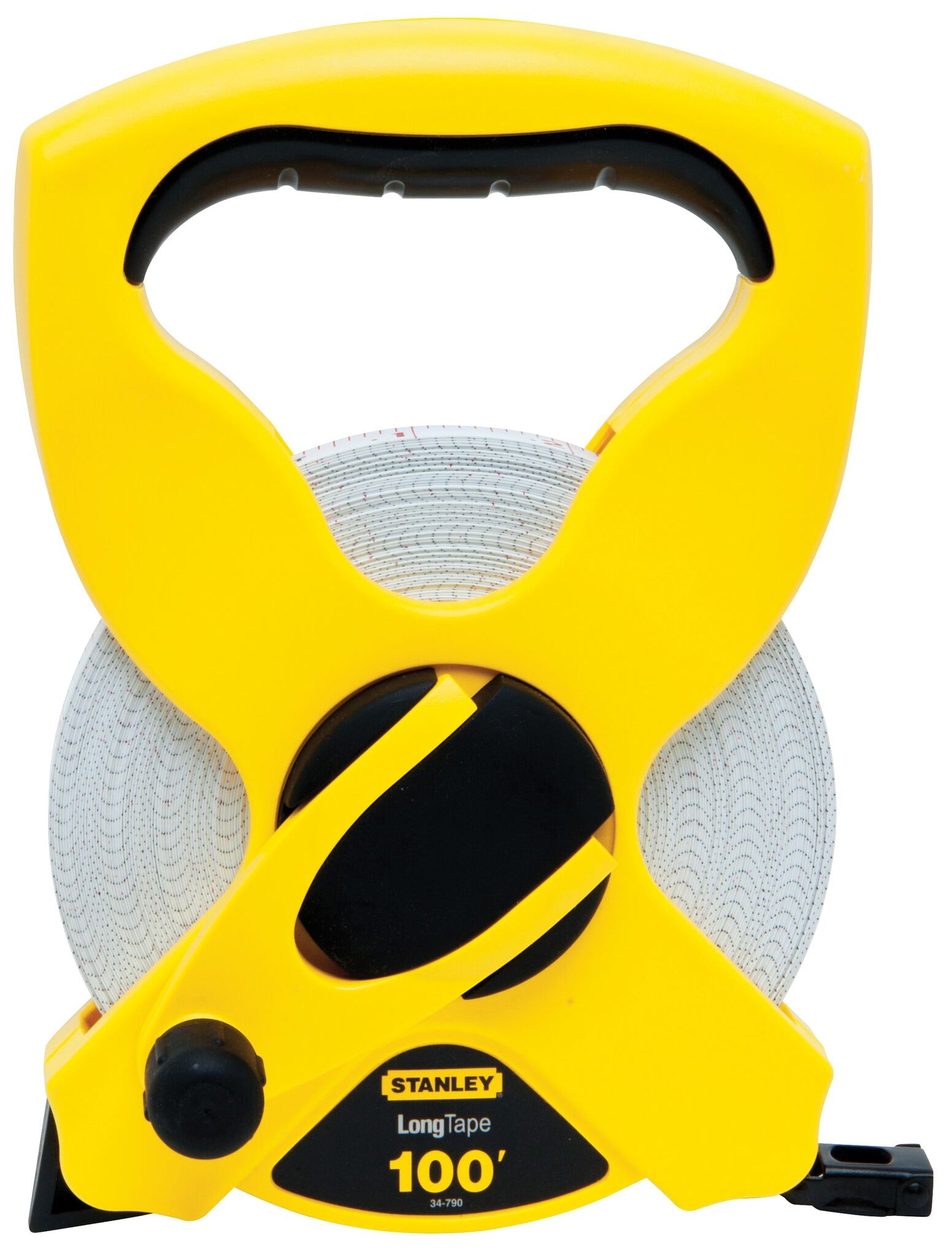 Stanley 100 Foot Tape Measure, Open Reel, 1/2-inch Width Fiberglass Lo ...