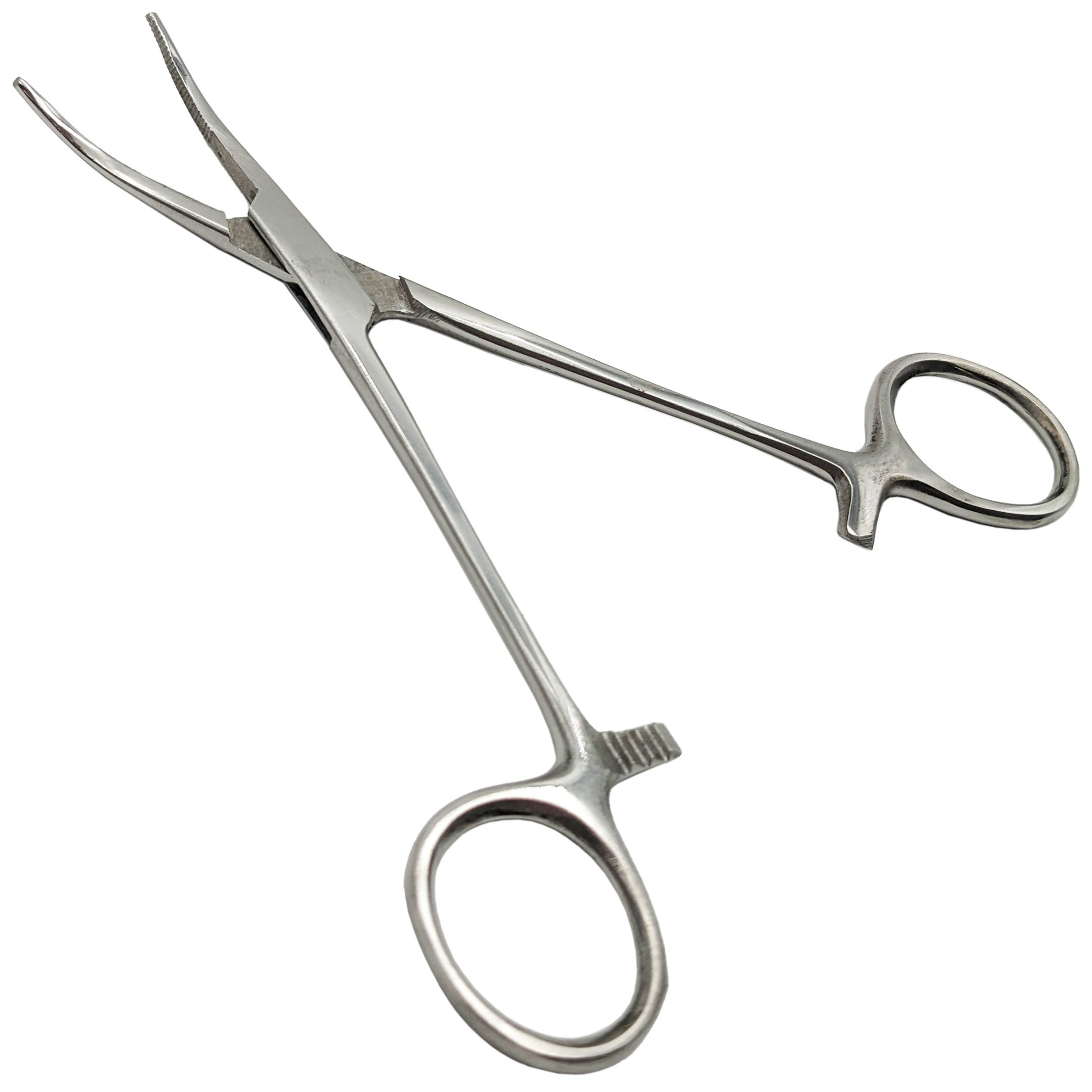 5½" Curved Nose Hemostat Clamp with Serrated Jaws – SciencePurchase