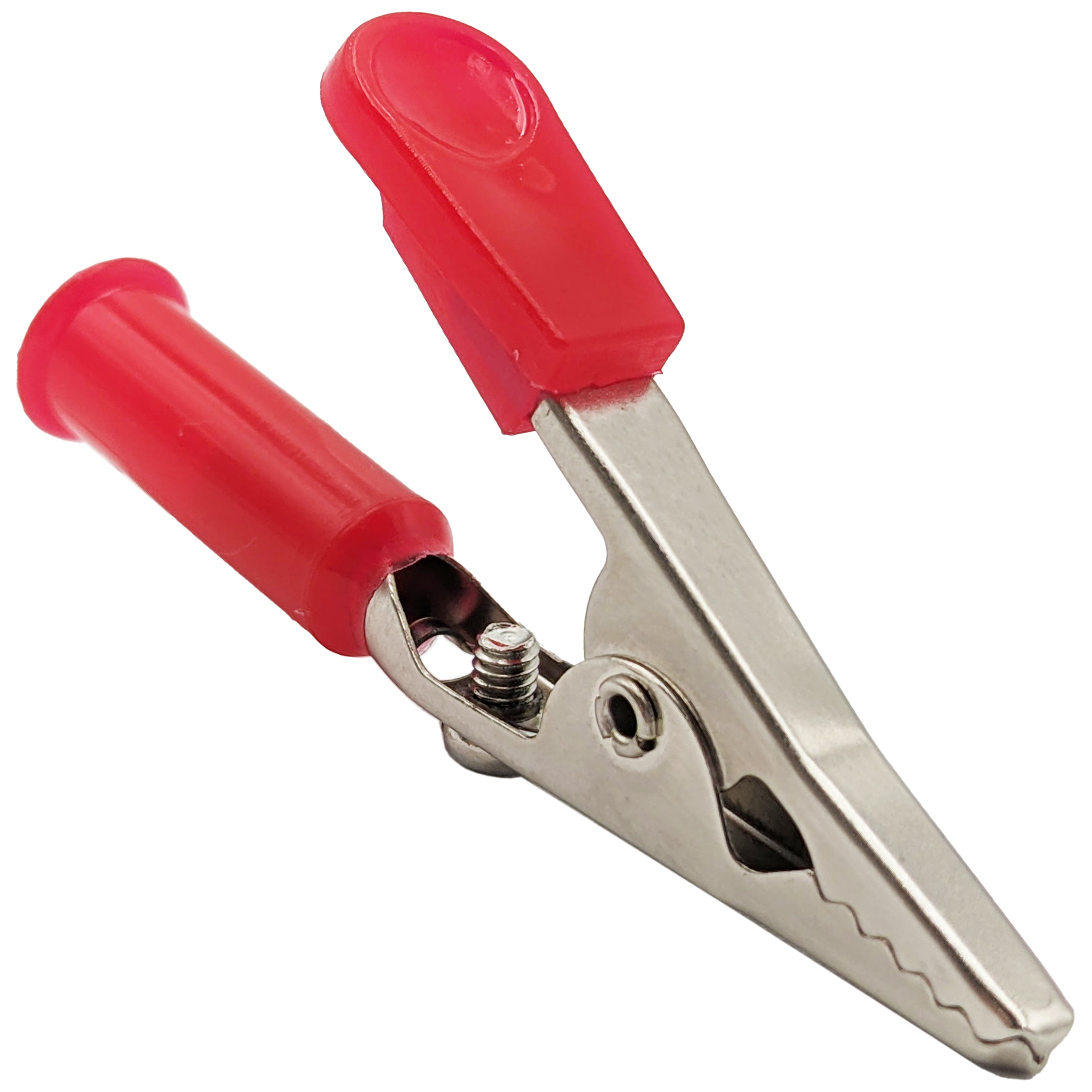 Red Alligator Clip Screw Type with Insulated Handle, 2.5" Long ...