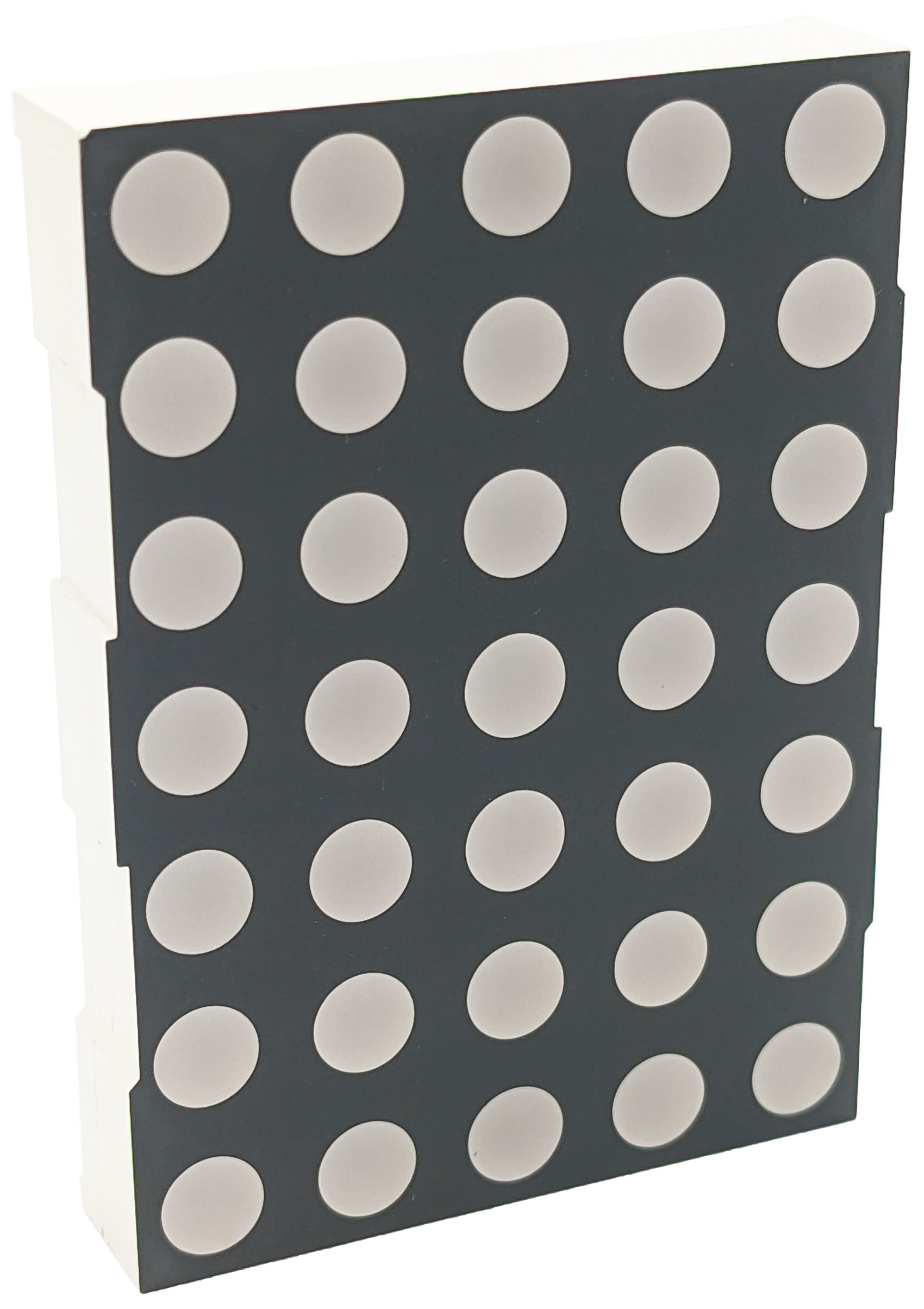 Red 5x7 Dot Matrix LED Display - Anode Column, Cathode Row (1.48" x 2 ...