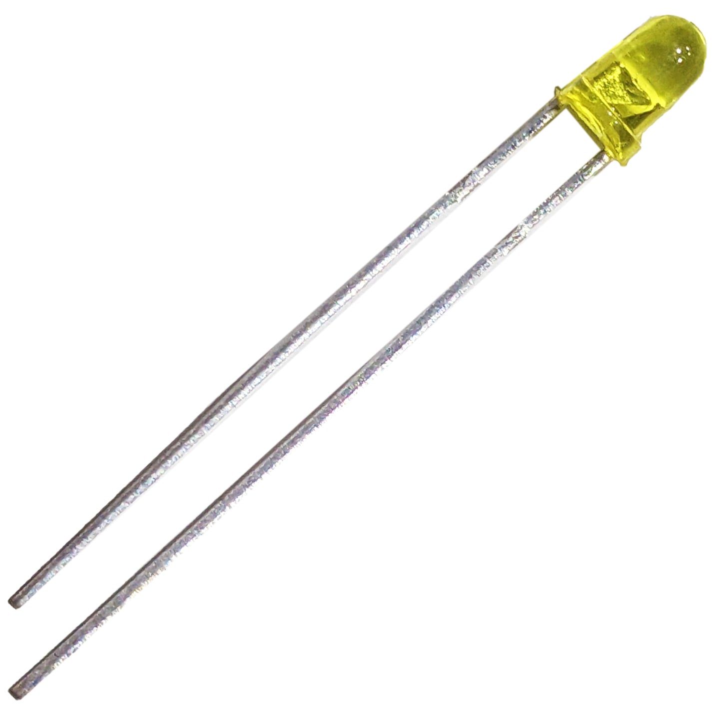 3mm Transparent Yellow Lens LED, 2-Pin Light Emitting Diode for DIY Ho ...