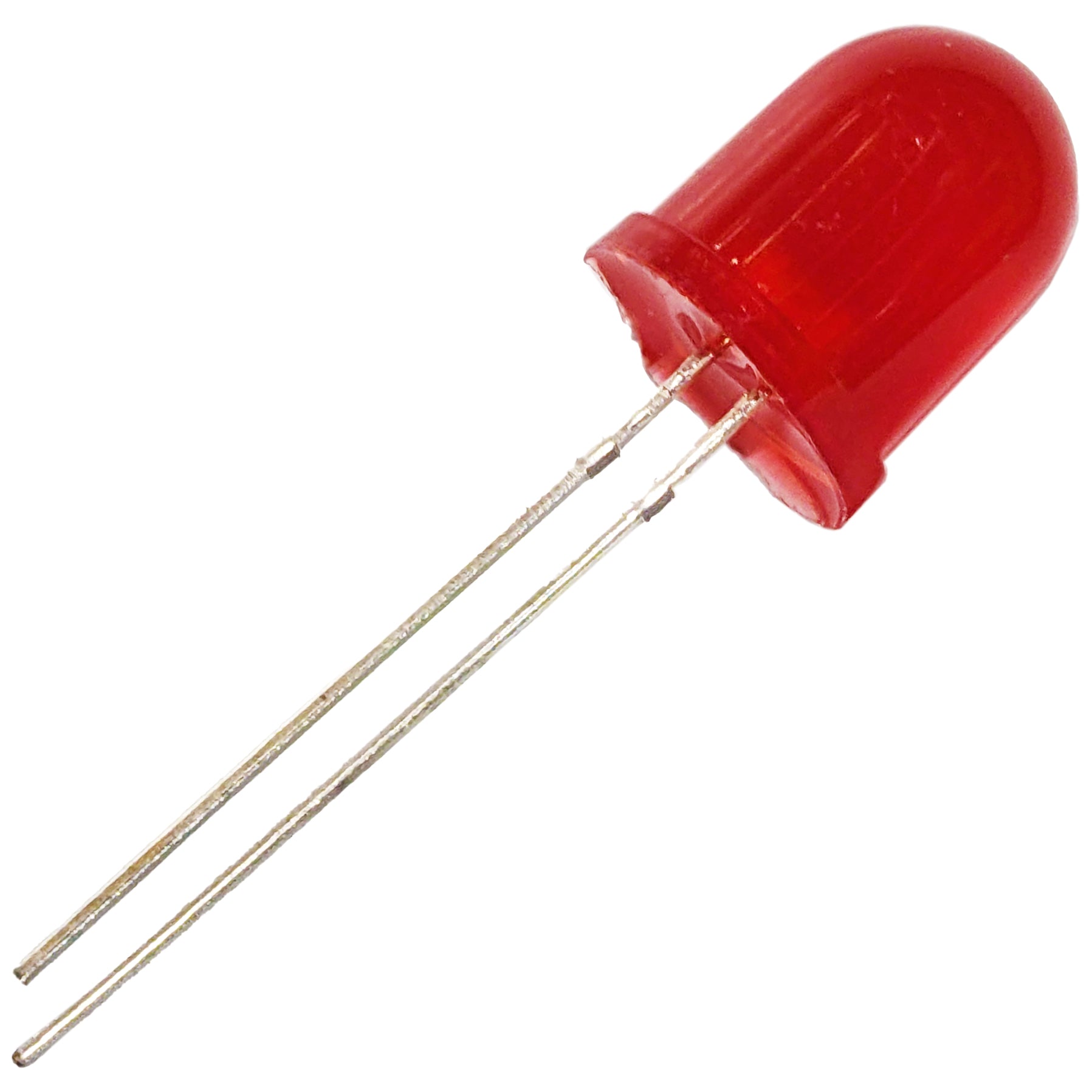 Jumbo 10mm Diffused Red Lens LED, 2-Pin Light Emitting Diode for DIY H ...