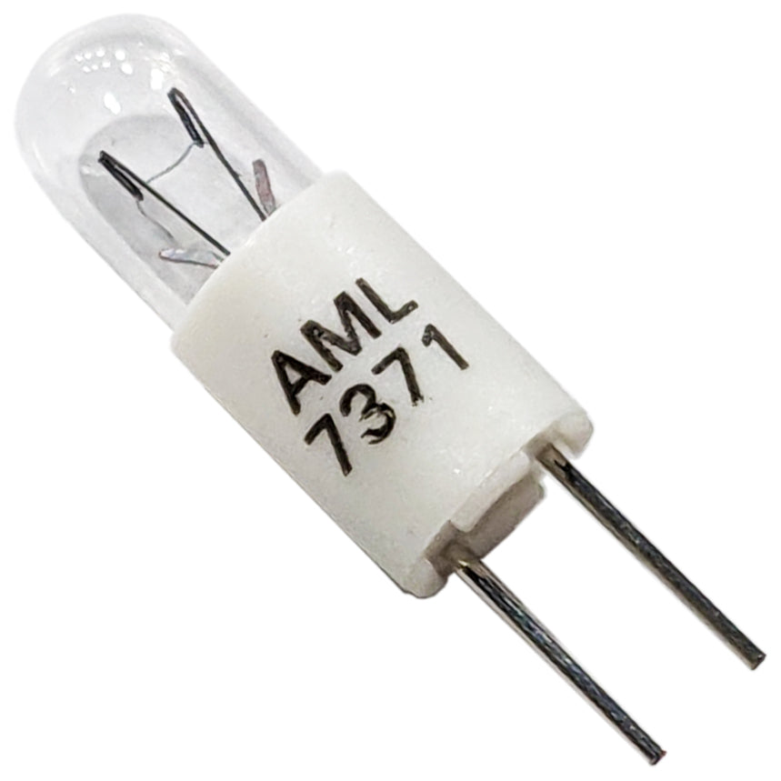 Mini 5mm Incandescent Lamp Bi-Pin (2 Pin) Base 12V, 40mA (7.5mm Bulb H ...
