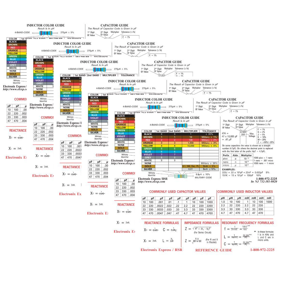 6 Pack Inductor/Capacitor Color Guide – SciencePurchase
