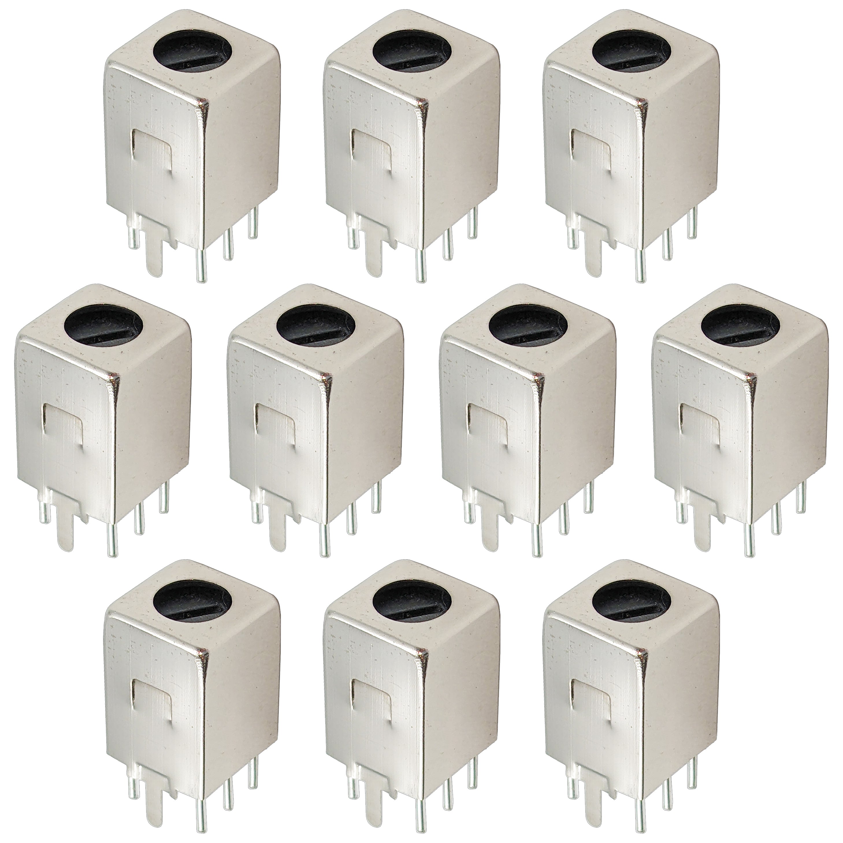 10 Pack 90 mH to 110 mH Variable Inductor, Through Hole Mount ...