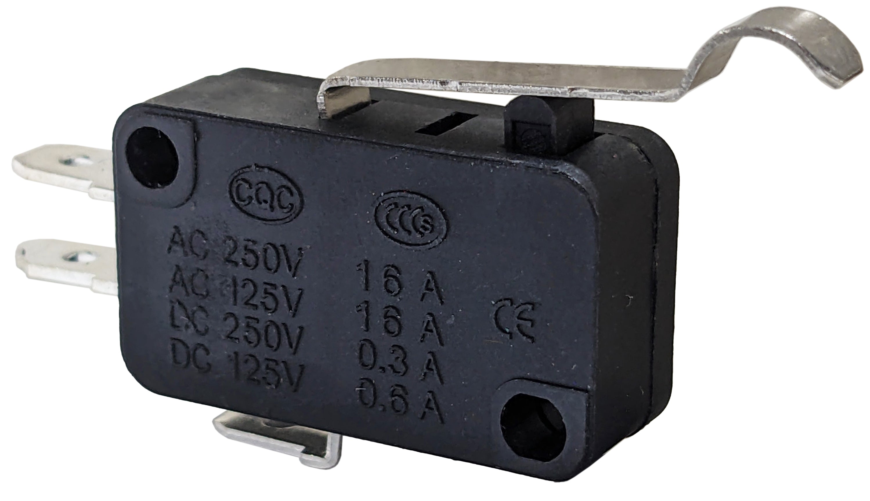 Mini Limit/Snap Switch, SPDT, 5A @ 250V AC, Solder Lug Terminals ...