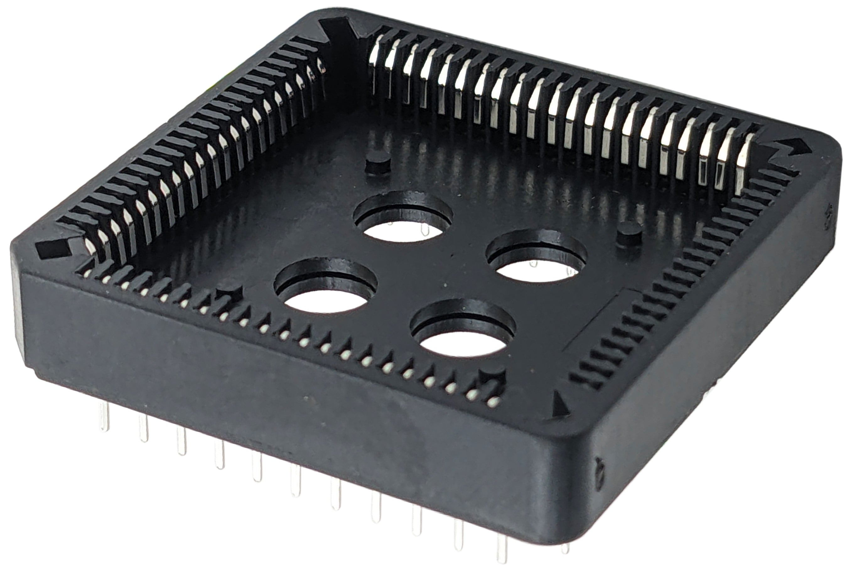 84 Pin PLCC IC Socket, 4 Rows, Through-Hole Mount – SciencePurchase
