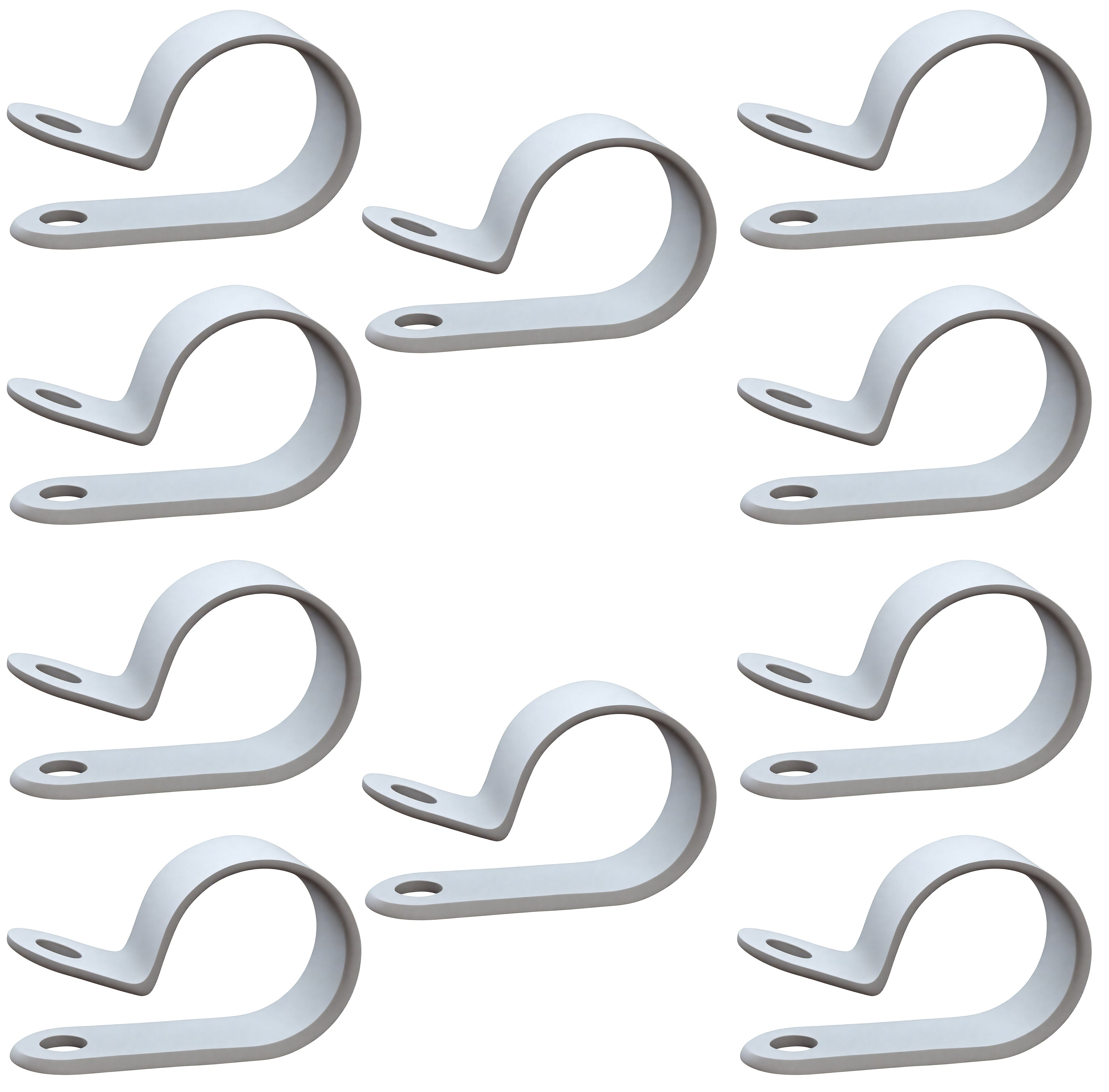 10 Pack 3/4-inch Diameter Cable Clamp, Heavy Duty Molded Nylon (561-B0 ...