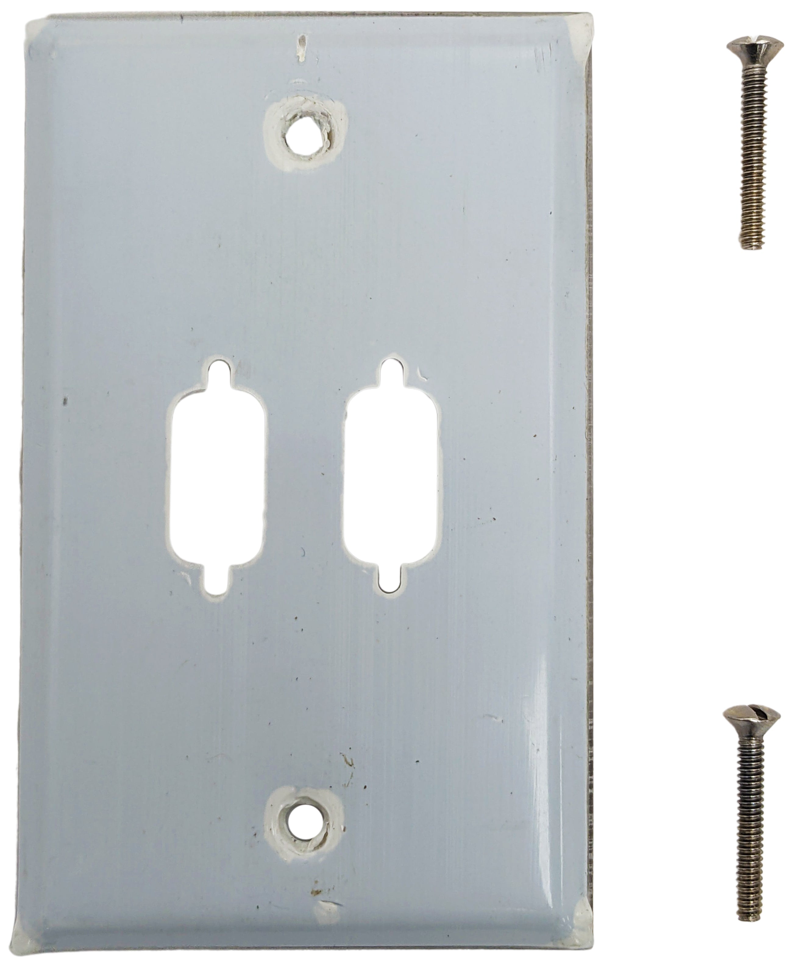 Stainless Steel Wall Plate with Dual DB9 Holes (2.73" x 4.43 ...