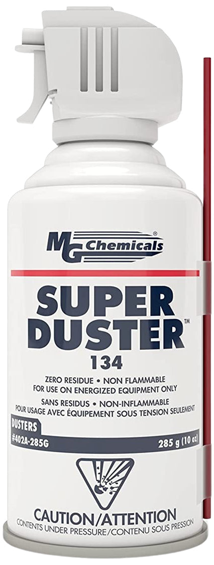 MG Chemicals 402A Super Duster 134, 285g (10 oz) Aerosol Can (402A-285 ...