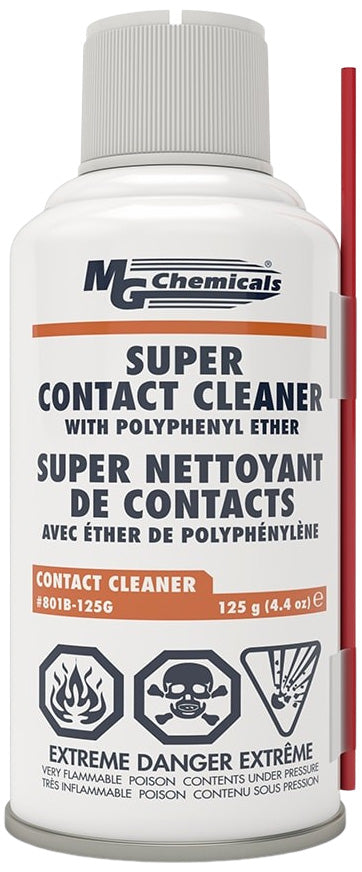 MG Chemicals Super Contact Cleaner with PPE, 4.4 oz Aerosol (801B-125G ...