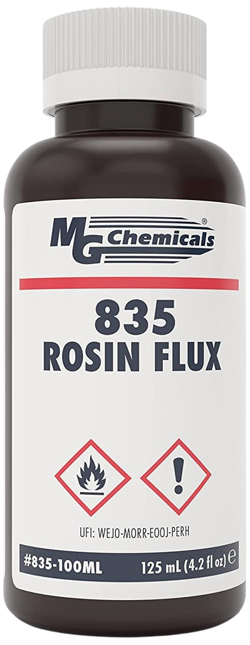 MG Chemicals Liquid Rosin Flux, for Leaded and Lead Free Solder, 125 m ...