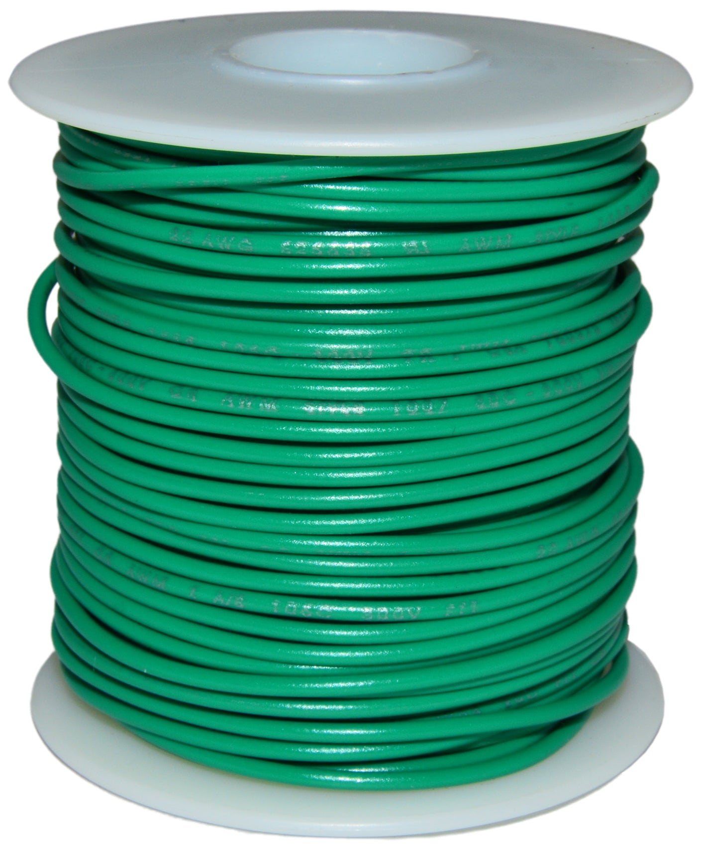 100 Feet Green 22 Gauge Solid Hook-Up Wire, Tinned Copper, PVC Insulat ...