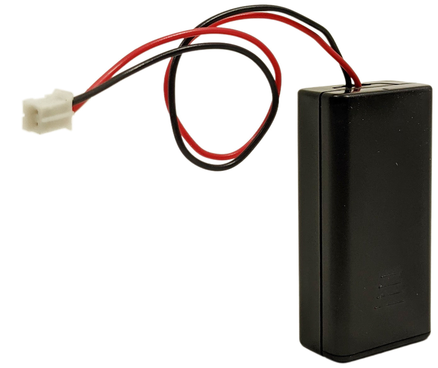 AAA Battery Holder with Cover and JST Connector (Holds 2 AAA Batteries ...