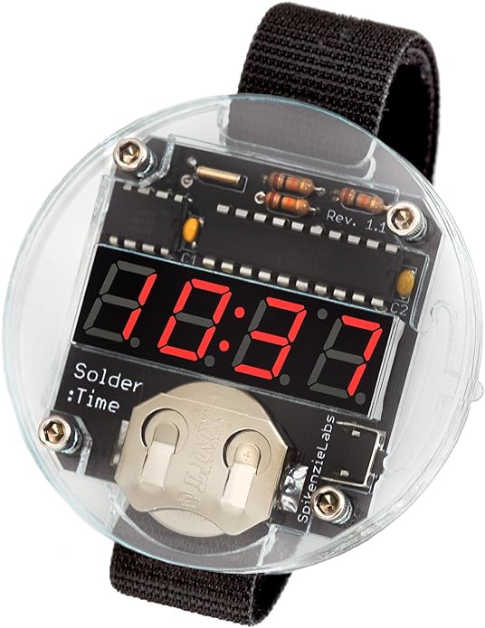Solder:Time Watch Kit, Easy to Solder Real Time Watch Kit – SciencePurchase