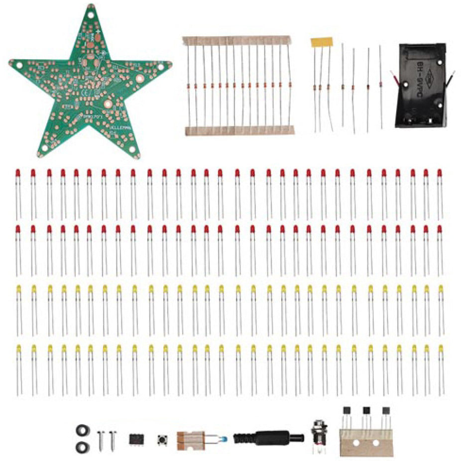 Whadda 60-LED Multi-Effect Star - Soldering Practice and Electrical En ...