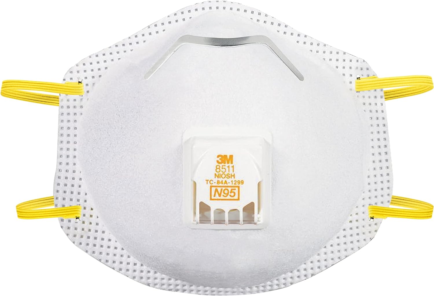 3M 10 Pack N95 Particulate Respirator with Cool Flow Valve for Easy Br ...