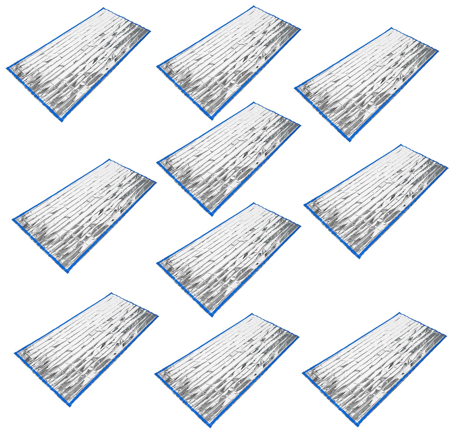 10 Pack Emergency Mylar Thermal Sleeping Bag 84"x36" – SciencePurchase