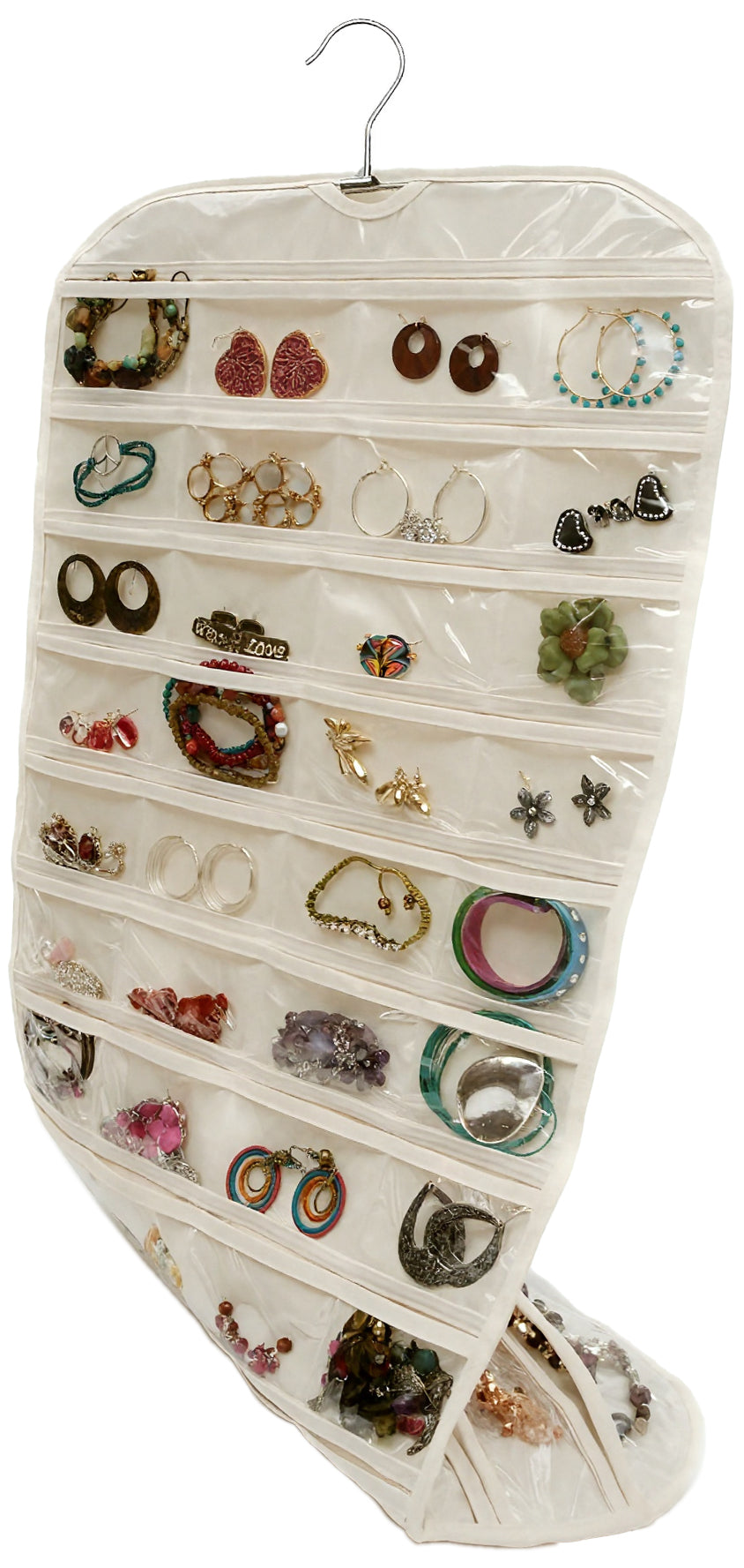 80 Pocket Hanging Jewelry Organizer (Hanger Included) – SciencePurchase
