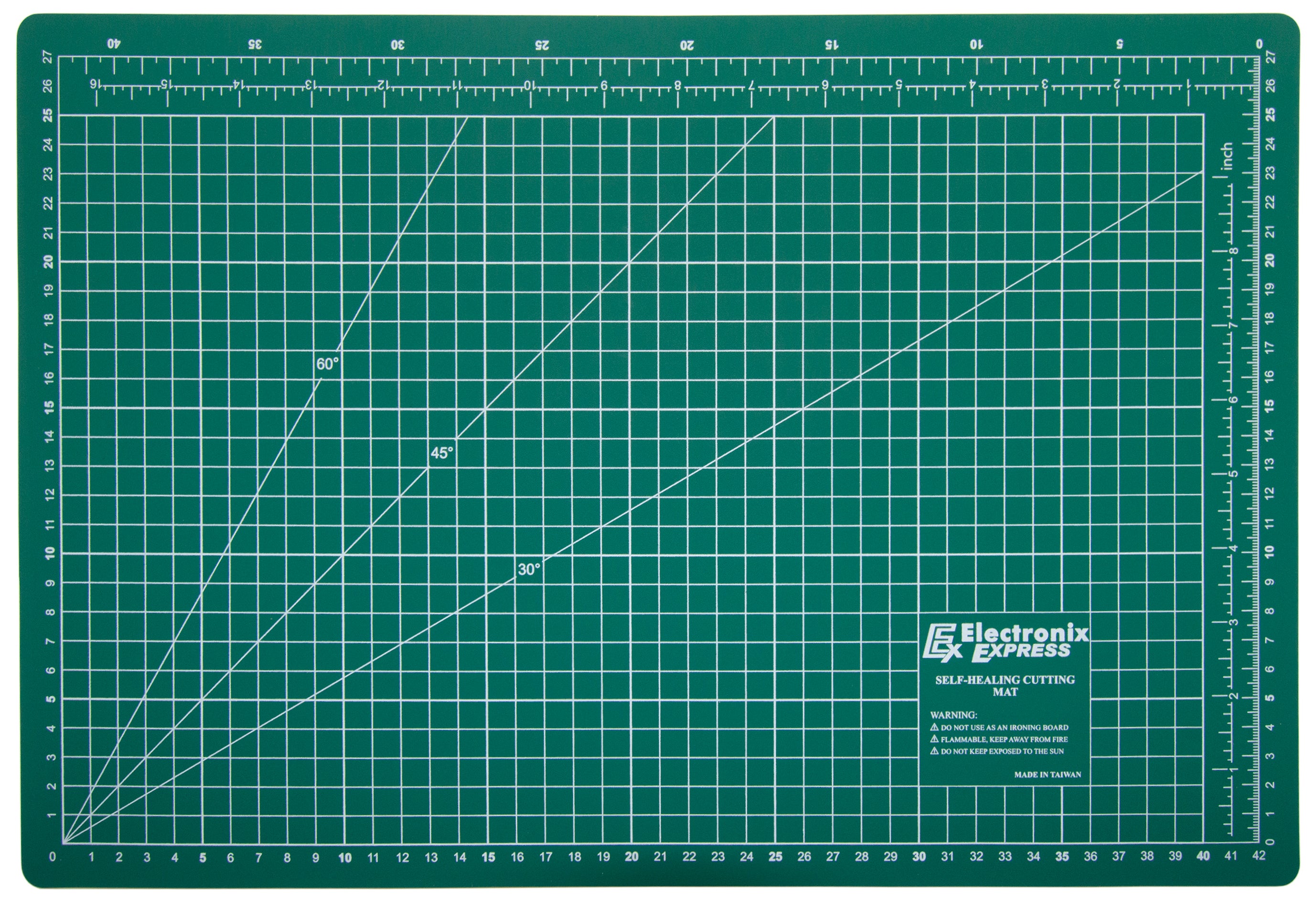 45cm x 30cm (17.71" x 11.81") Self-Healing Metric Cutting Mat, Grid Li ...