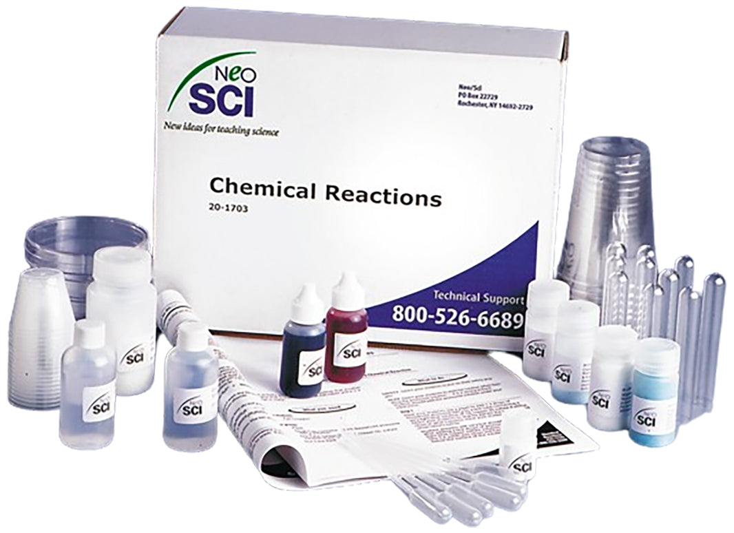 NeoSci Chemical Reactions Lab Investigation Kit (Class size: 40 studen ...