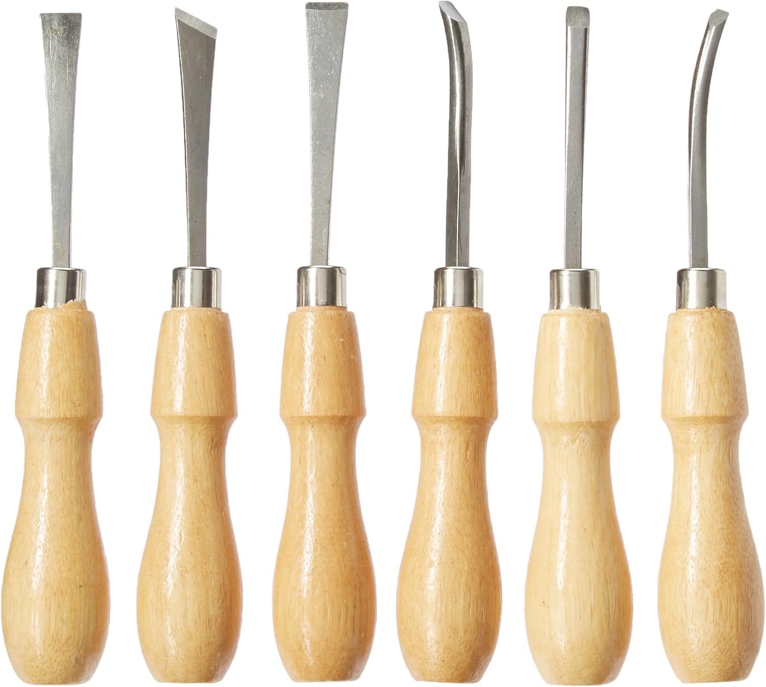 ProEdge Deluxe Woodcarving Tool Set - Straight Chisel, Curved Chisel ...