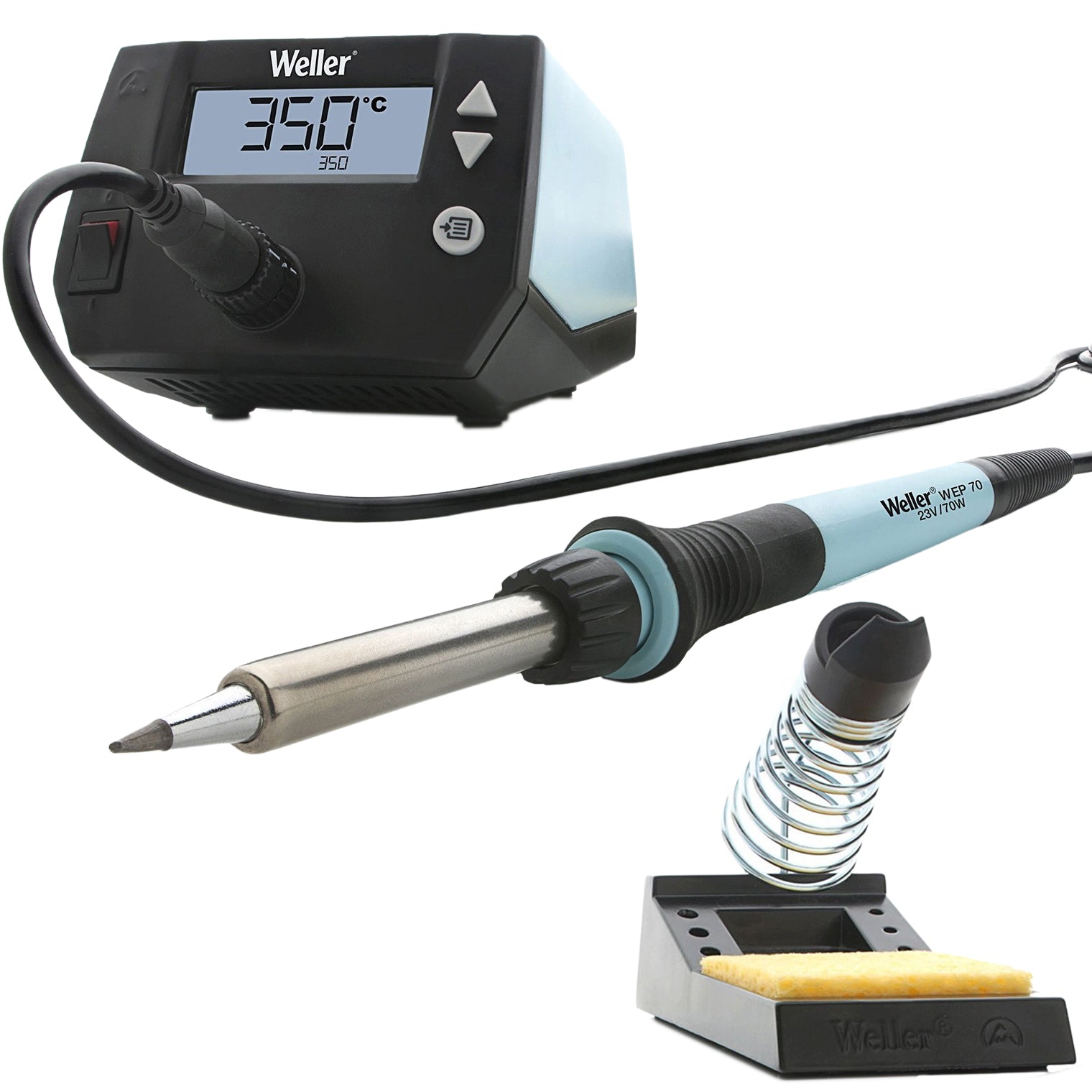 Weller 1-Channel Soldering Station with WEP 70 Soldering Iron and PH 7 ...