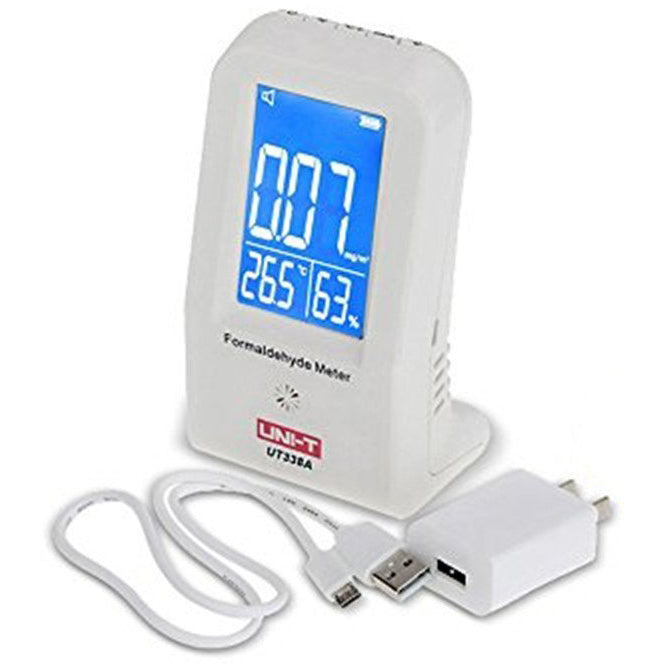 Uni-T UT338A Formaldehyde Monitor Detector Formaldemeter Temperature M ...
