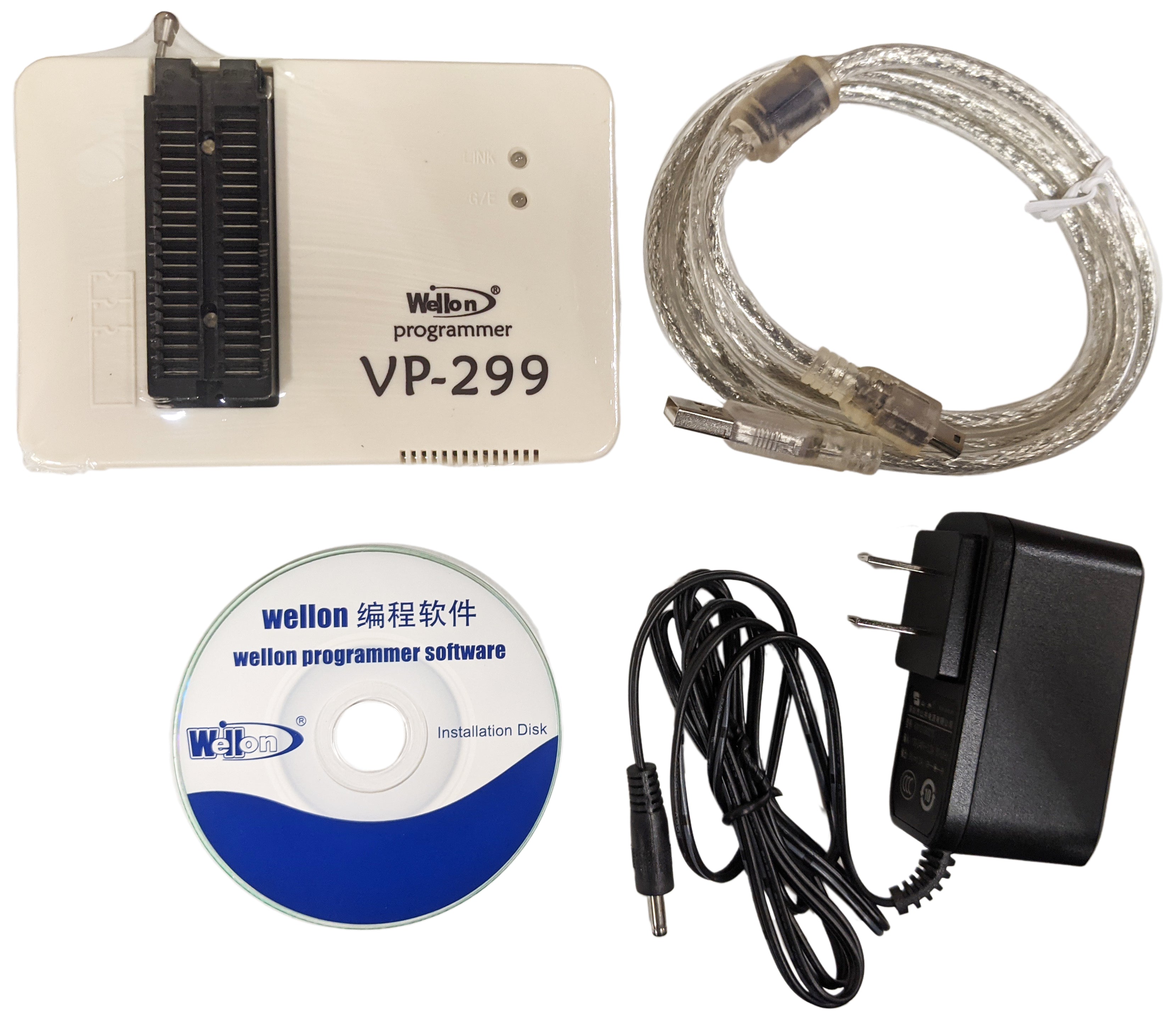 Wellon VP299 Universal EEprom Flash MCU Programmer, USB for Windows ...