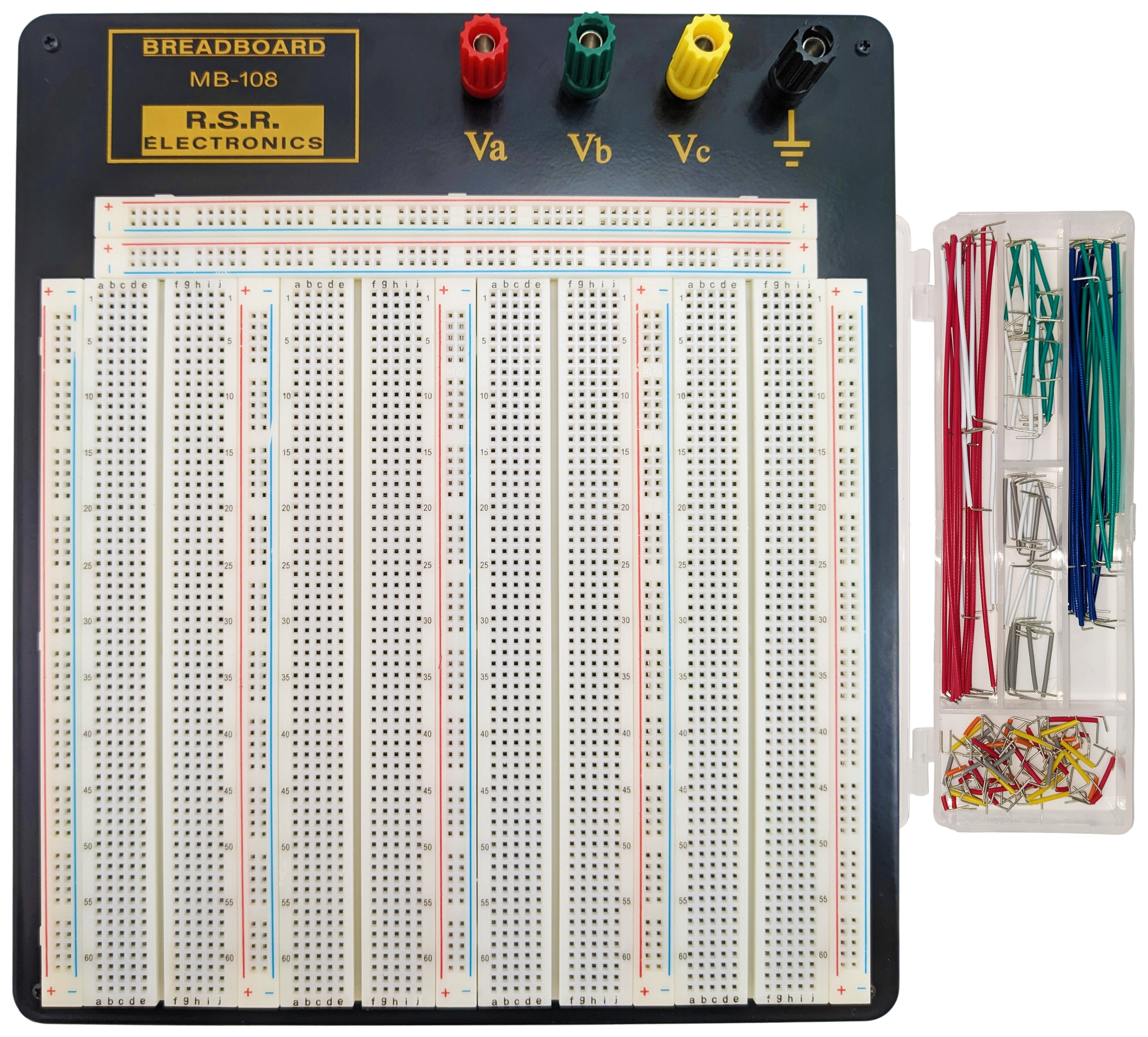 Premium Solderless Breadboard 3,220 Contact Points, Includes 140 Piece ...