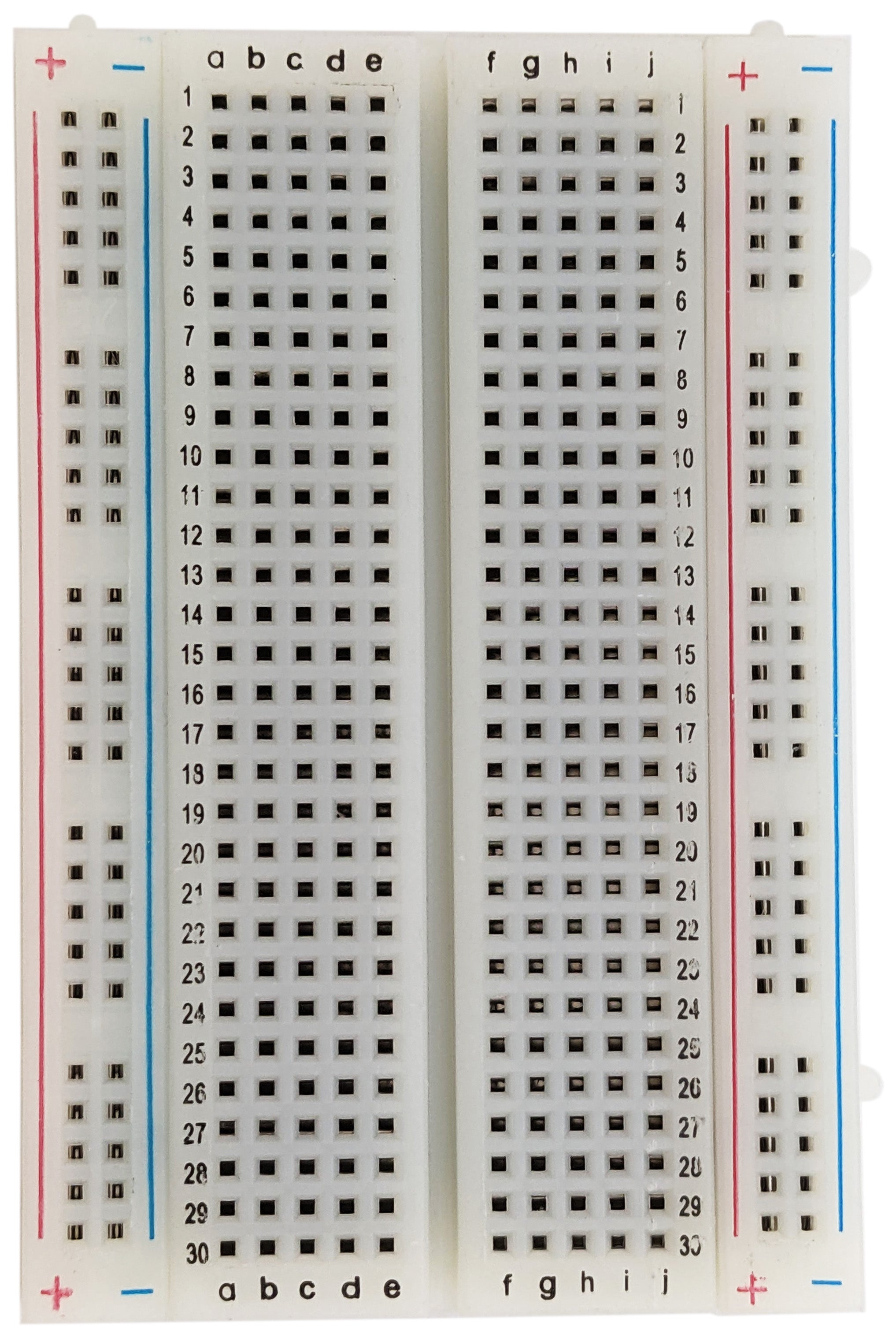 Solderless Breadboard, 400 Tie-Points, 2 Distribution Strips, 3.3 x 2 ...