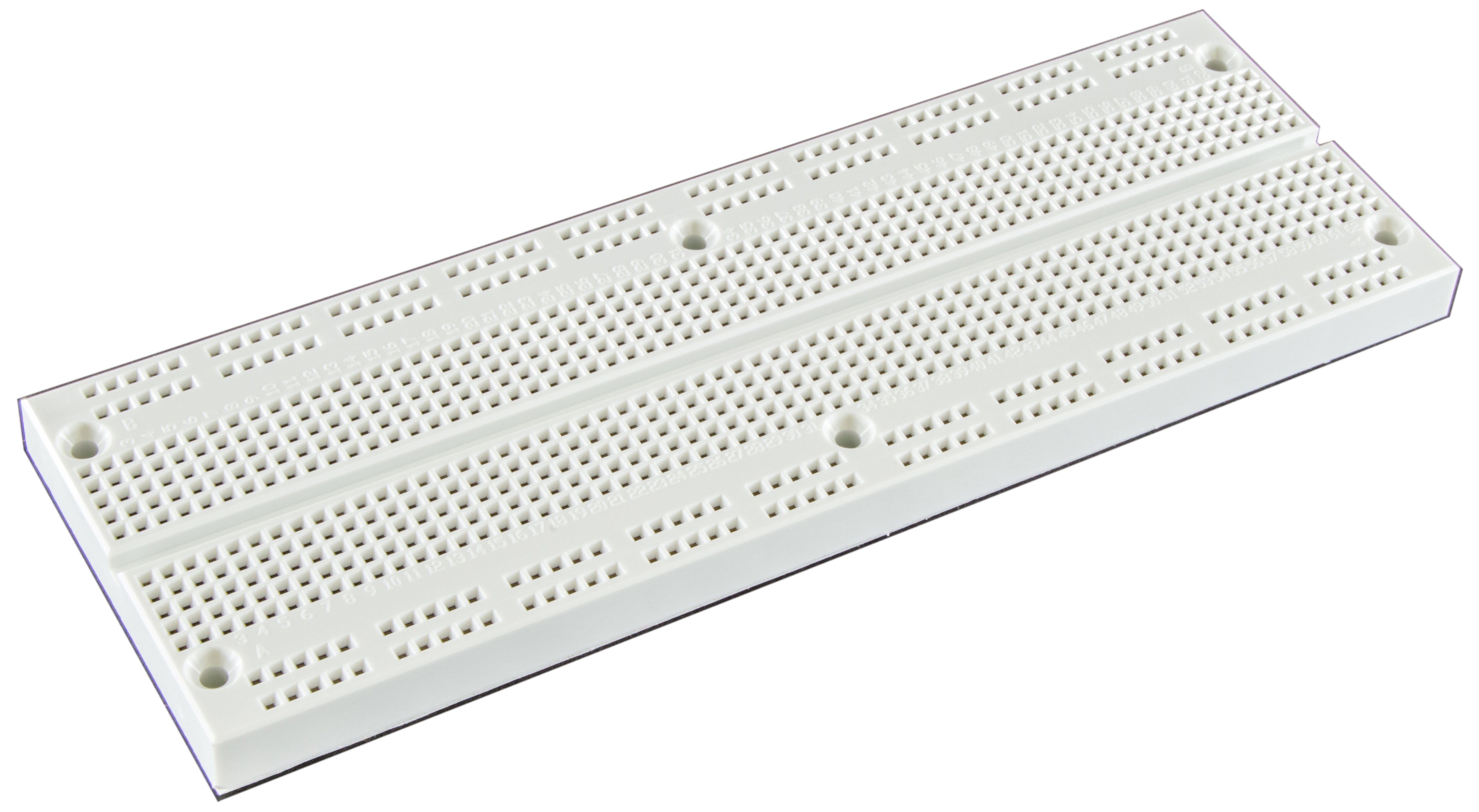 840 Tie Point Solderless Breadboard with Mounting Holes, 165 × 56 × 8 ...