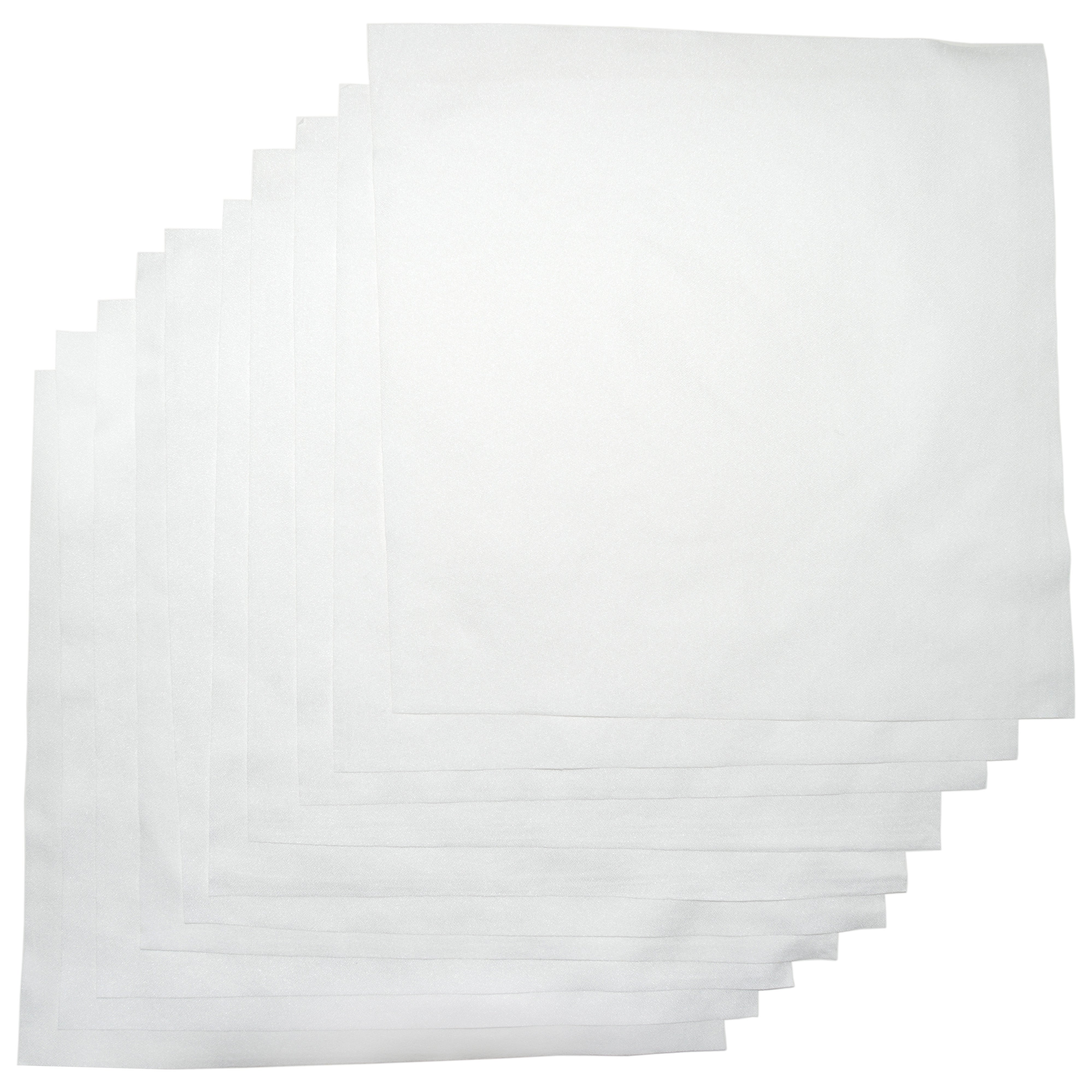 10 Pack 9 x 9 Inch Microfiber Precision Wipers, Lint-Free Polyester, S ...