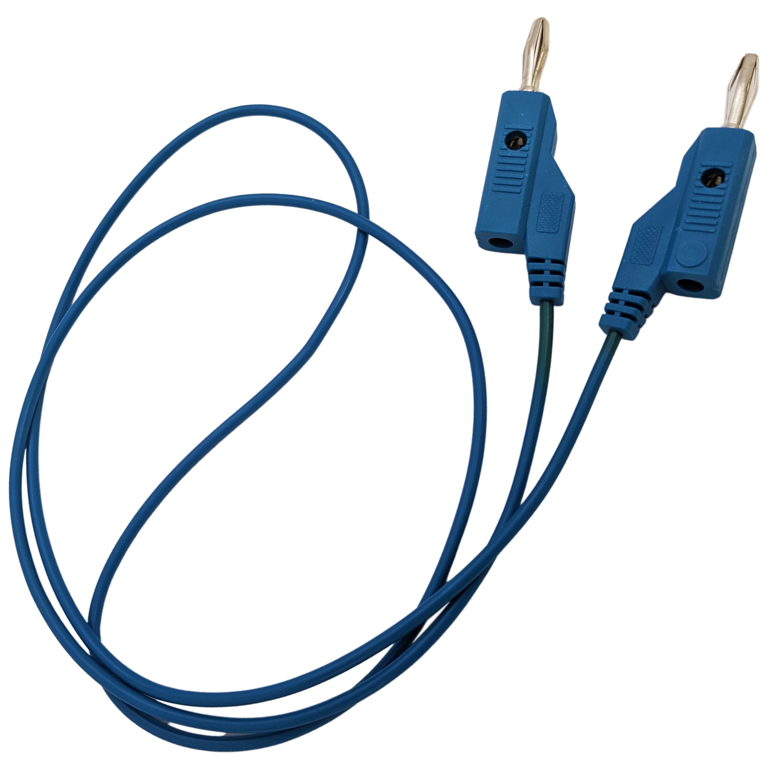 36" Blue Banana to Banana Test Lead, Stackable Plugs – SciencePurchase