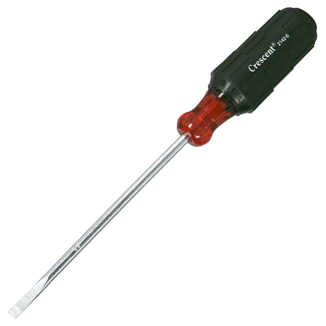 Crescent 1/4-Inch by 6-Inch Slotted Electrician Round Screwdriver (214 ...
