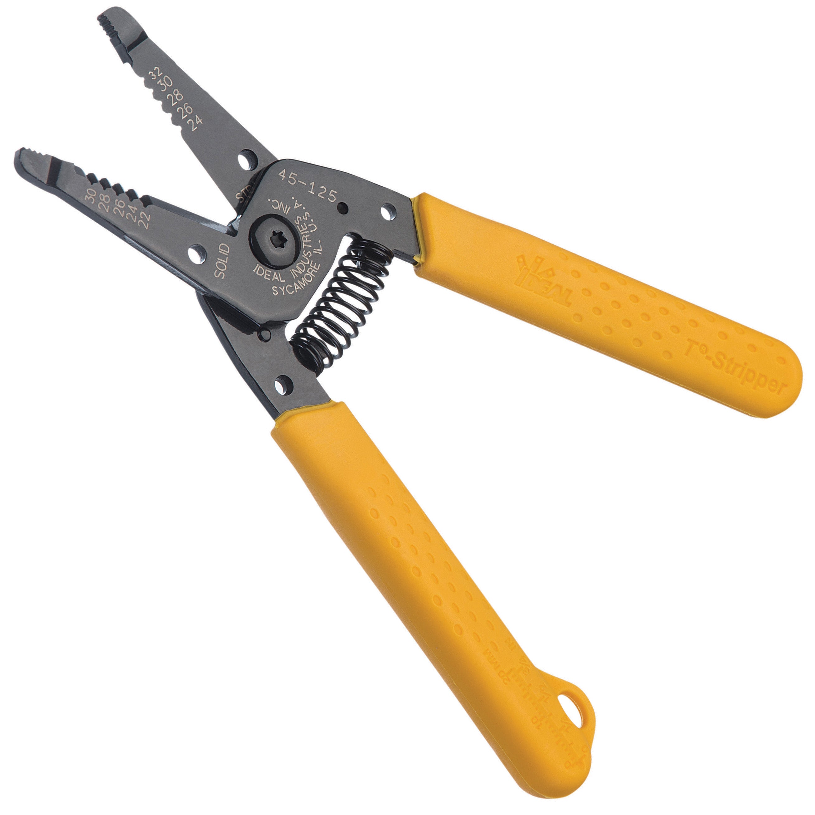 Ideal T-7 Wire Strippers for AWG 22 to 34 Solid Wire or AWG 24 to 32 S ...