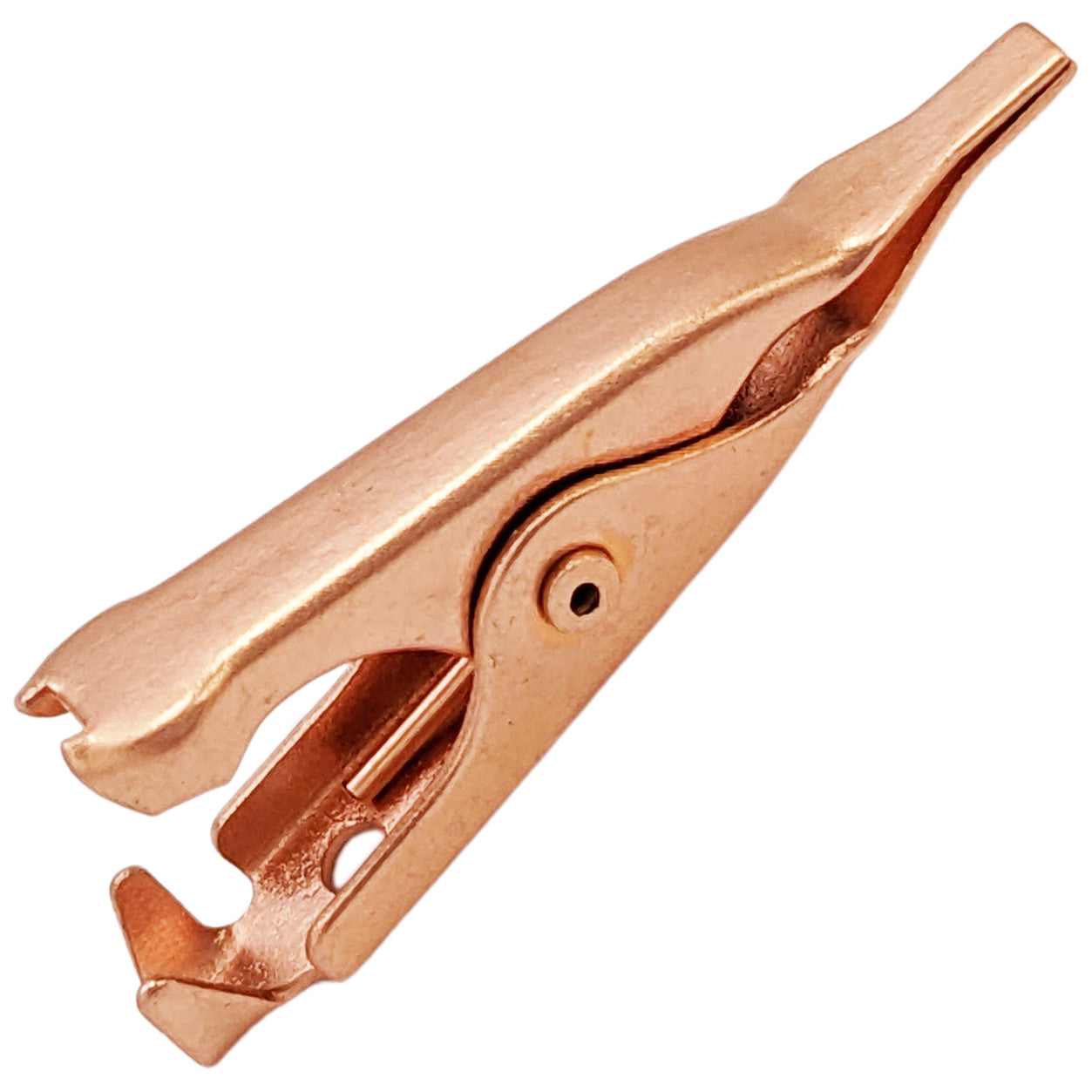 Micro Copper Plated Alligator Clip with Smooth Toothless Jaws, 1 Inch ...