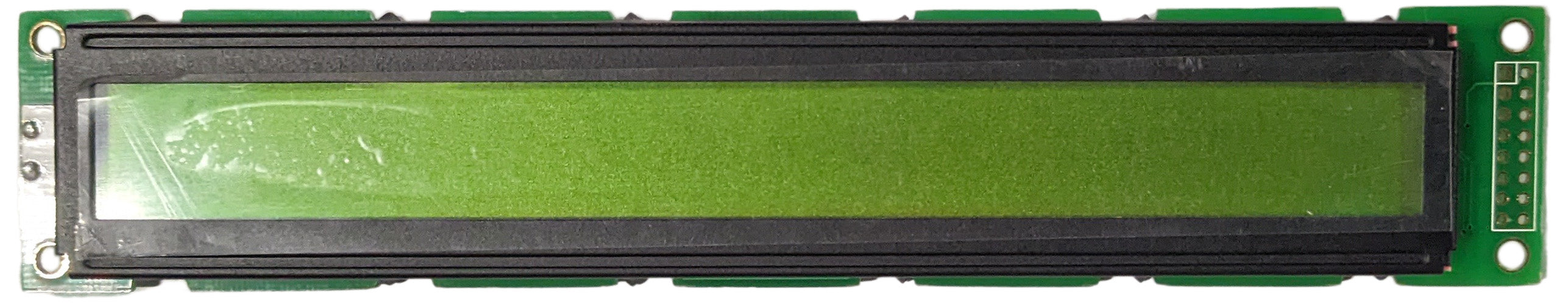 LCD Module, Display Format 40x2mm, Character Size: 3.20x8.20mm ...