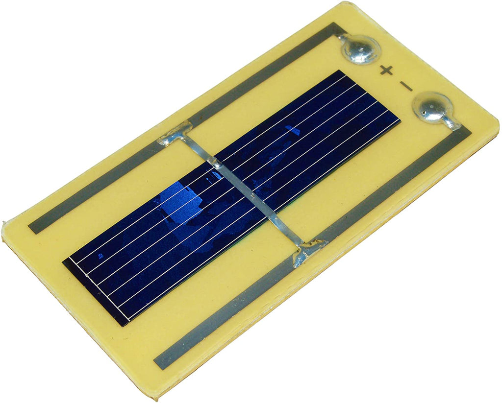 Solar Cell, Voltage 0.5V (Voc), Current 250mA Isc (Typ), Size 32x60mm ...