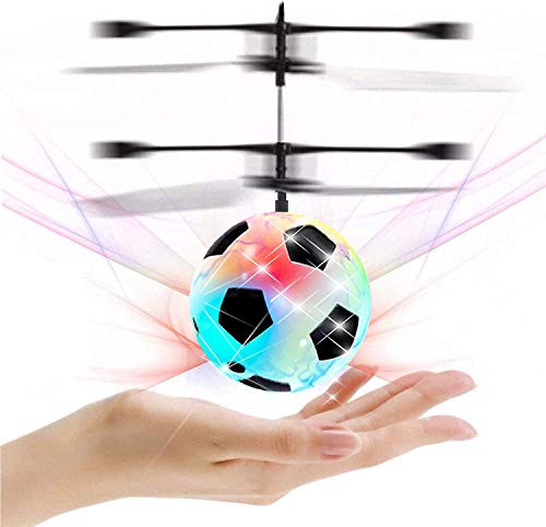 Magic Flying Hover Soccer Ball with Lights, Fun Helicopter Gadget Toy ...