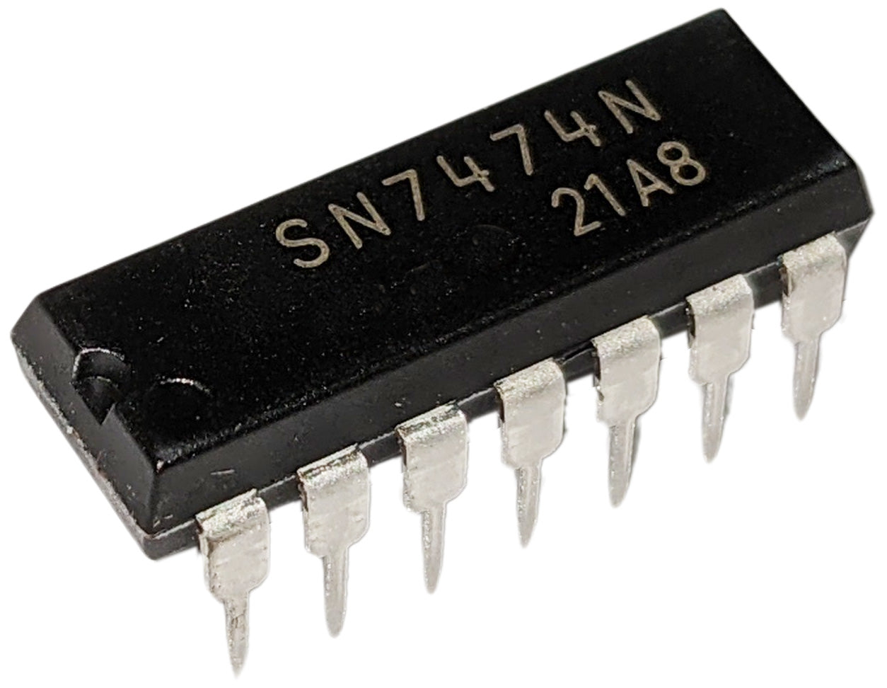 IC Logic - 7474 14 Pin Dual D-Type Flip-Flop with Preset & Clear ...