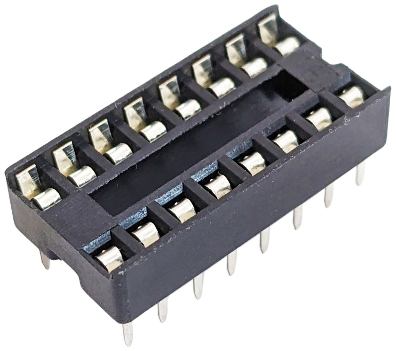16 Pin Solder Tail Low Profile DIP IC Socket, 2.54mm Pitch, 7.6mm Row ...