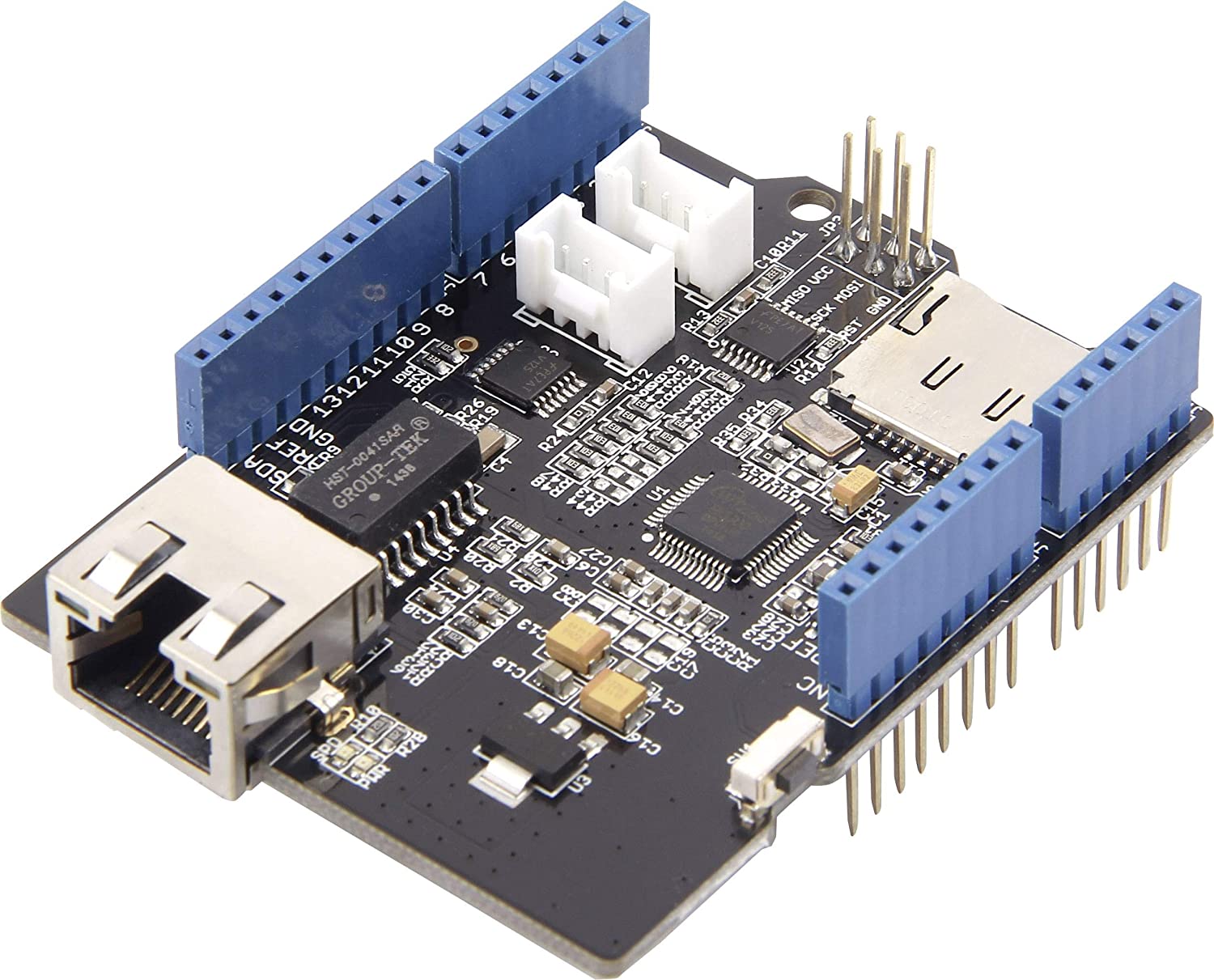 seeedstudio W5500 Ethernet Shield for Arduino, Supports TCP, UDP, ICMP ...